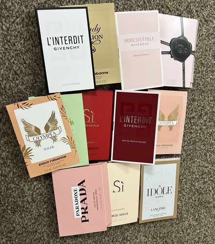 Job Lot Of 6 Women’s Designer Perfume Samples Mix And Match | eBay