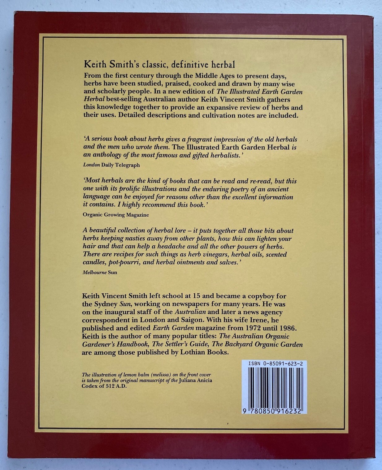Illustrated Earth Garden Herbal: A Herbal Companion by Keith Vincent ...