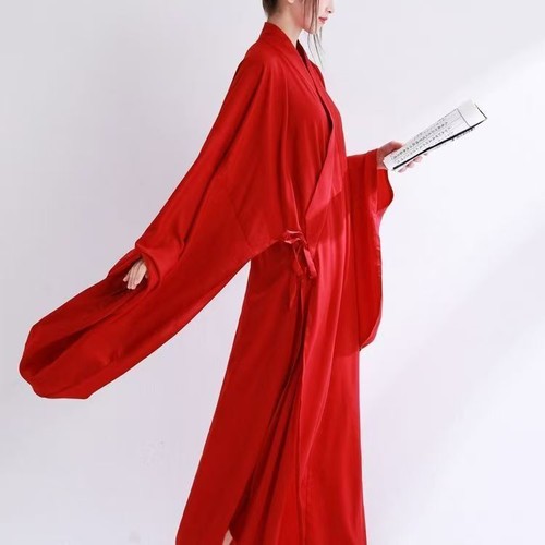 Hanfu Ming Dynasty Taoist Large Sleeve Robe Lingerie Costume Innerwear ...