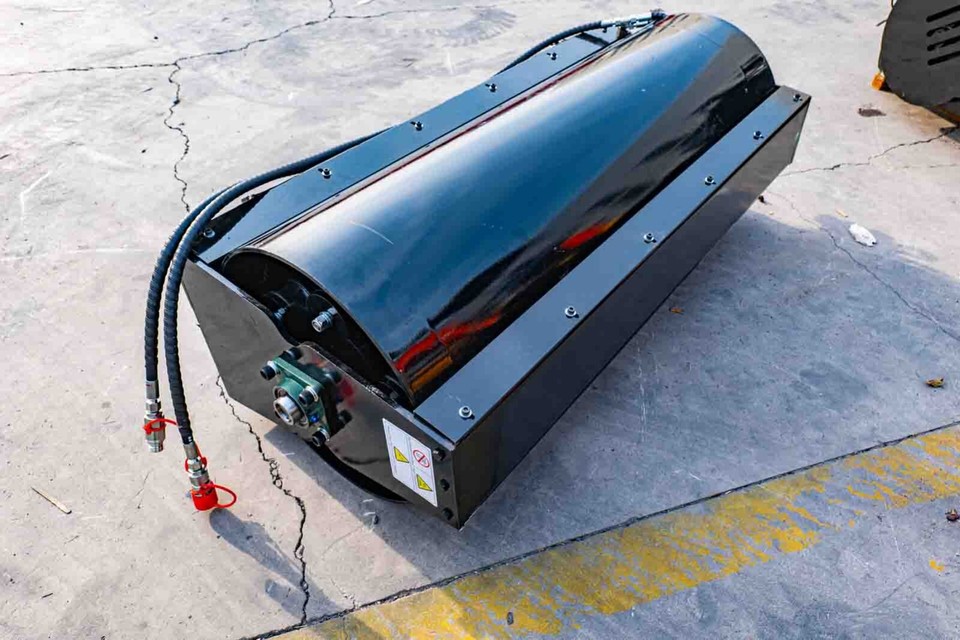 Hydraulic Vibratory Roller Attachment Road Compactor for Bobcat Skid ...