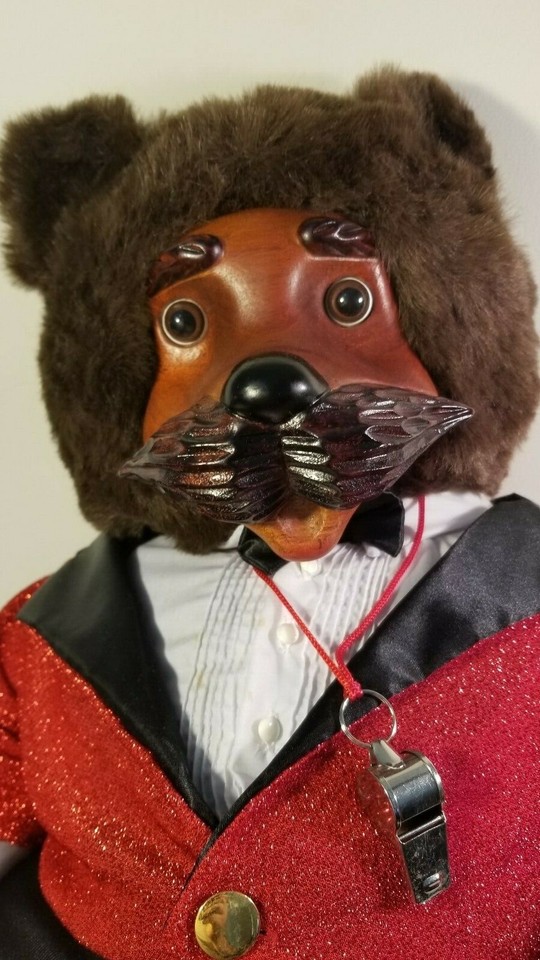 1994 ROBERT RAIKES CIRCUS COLLECTION RINGMASTER BEAR Box, Tag ...