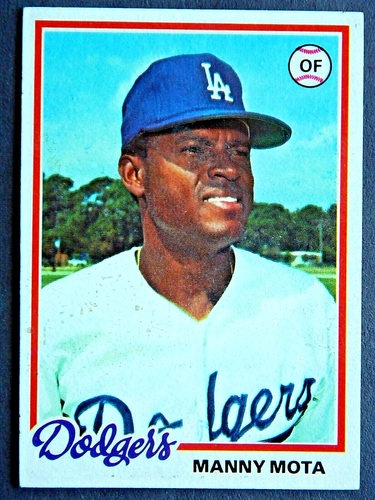 Manny Mota #228 Topps 1978 Baseball Card (Los Angeles Dodgers) VG | eBay