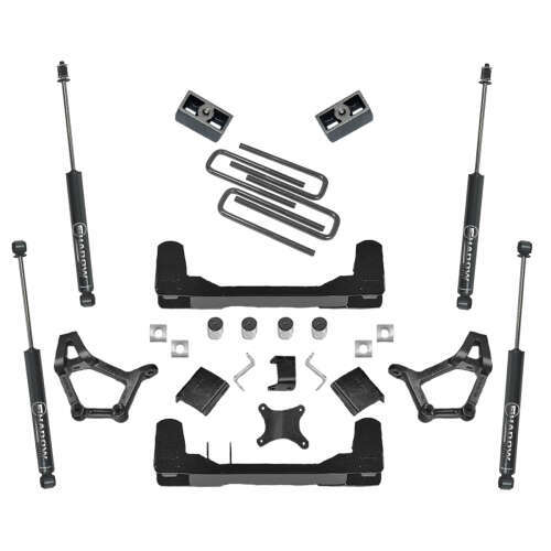 Superlift Suspension K307 4.5" Adjustable Lift Kit W/Super Lift Shocks ...