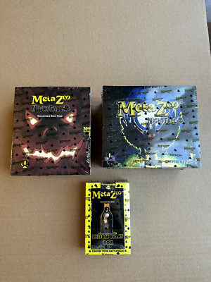 Sealed 1st Ed Metazoo Nightfall Booster box Spellbook Release event box ...
