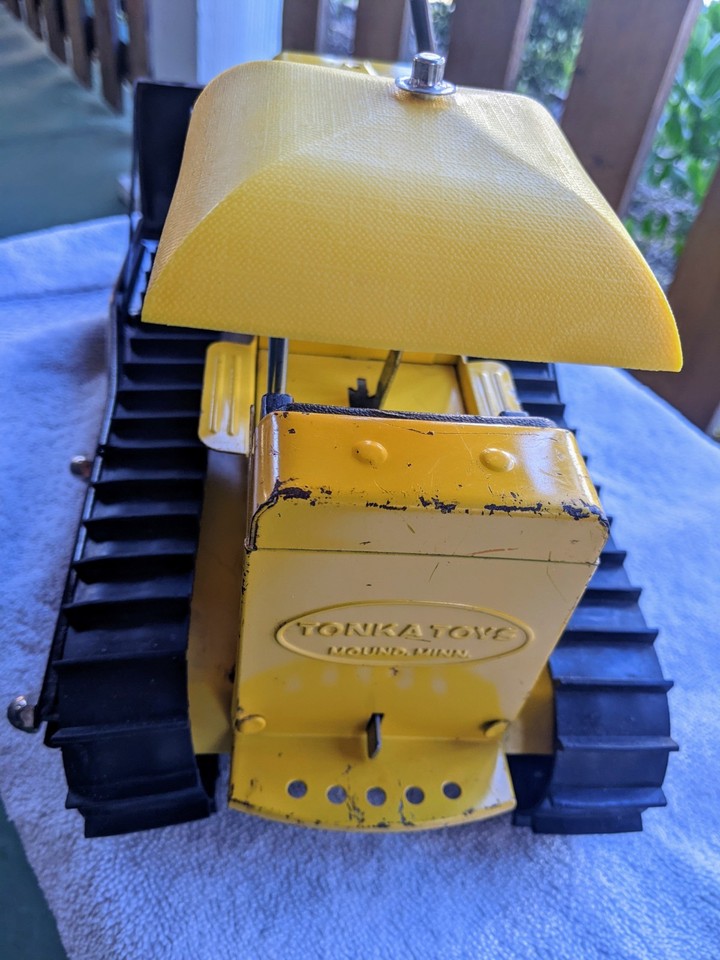 Estate Sale 1960's Tonka Mighty Dozer W/Umbrella " | eBay