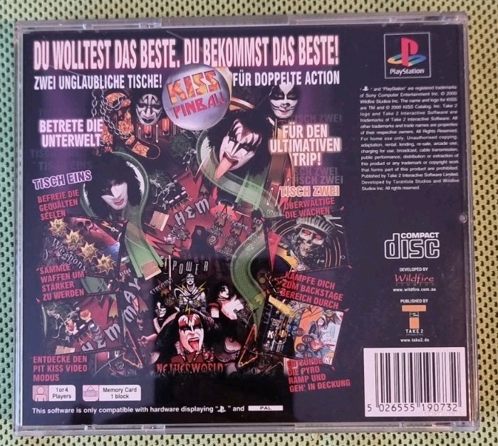 Kiss pinball (PSone) playstation,ps1 3546430009703 | eBay.de