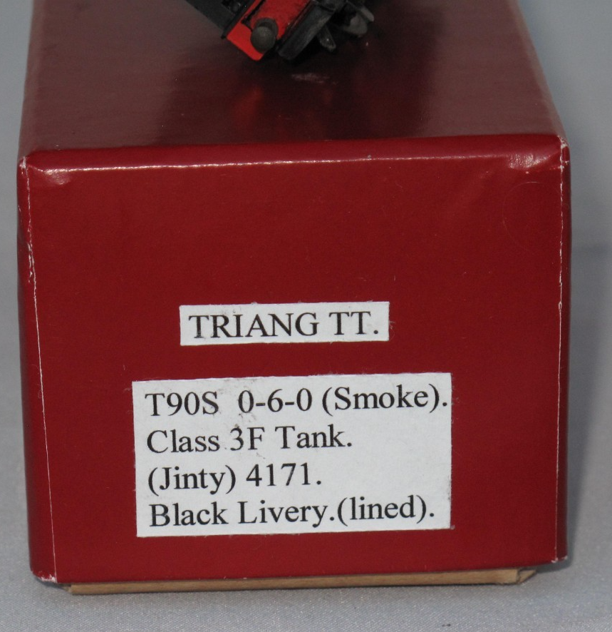 Triang Train TT gauge T90S Class 3F Tank Loco (Jinty) 0-6-0. Black ...