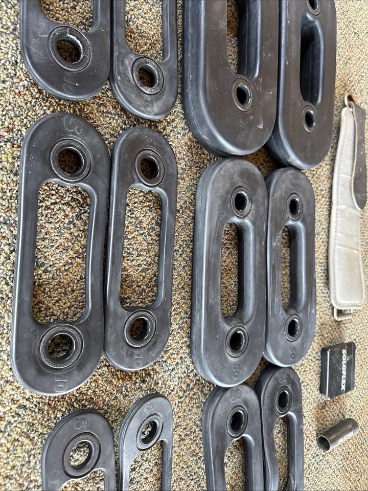 Soloflex Weight Bands 400#- 2x100,2x50,2x25,4x10,2x5 - 12 Bands Total ...