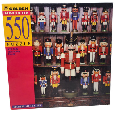 New Vintage Golden Gallery Toy Soldiers All In A Row 550 piece ...