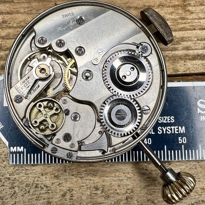 16s Unsigned Swiss Minute Repeater Pocket Watch Movement - Chimes Well ...