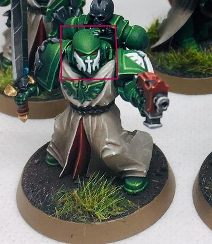 Dark Angel Mark VI Helmet (OOP), Space Marine, Warhammer 40k/Horus ...