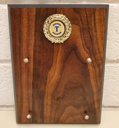 TOASTMASTERS INTERNATIONAL WOODGRAIN COMMEMORATIVE AWARD PLAQUE SIGN ...