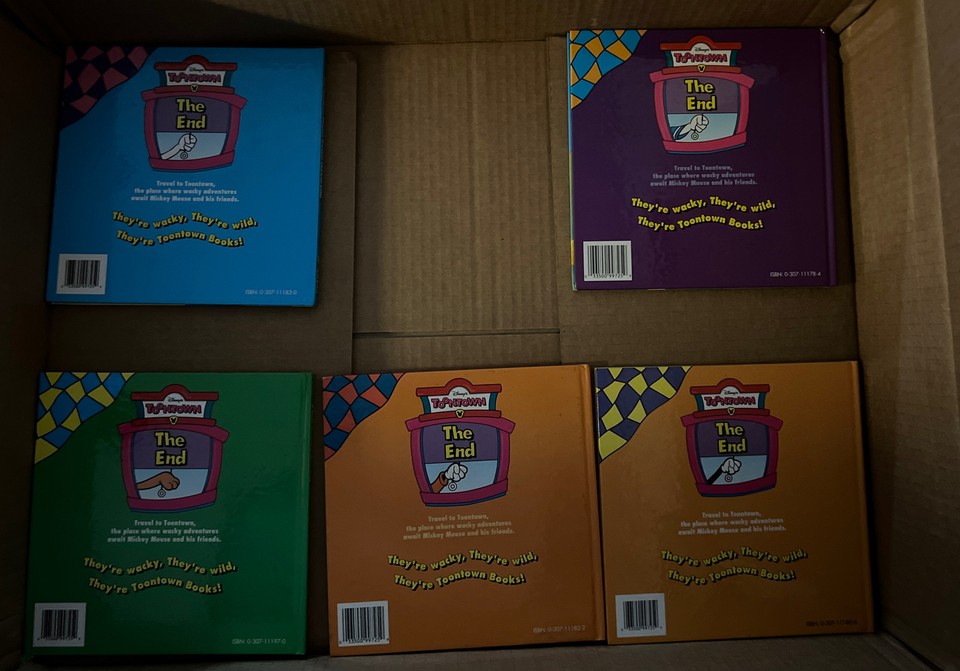 DIsney Merrigold Press Toontown 5 Book Lot | eBay