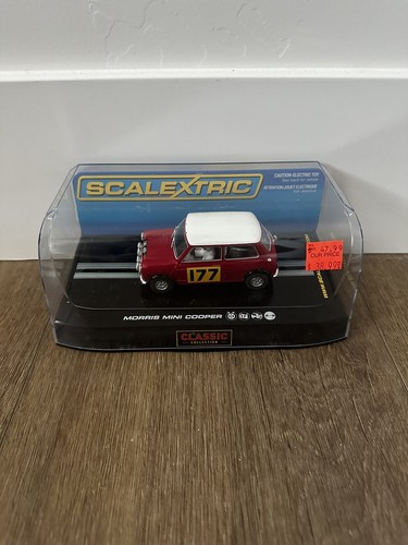 Scalextric Morris Mini Cooper Classic R. Aaltonen #177 1967 Slot Car ...