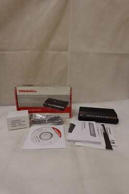 US Robotics 56K External Fax Modem Model 5686E V.92 V.90 ITU Open Box ...