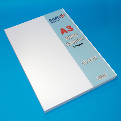A4 & A3 HAMMERED & LINEN TEXTURED 300gsm THICK CARD IVORY WHITE 50 ...