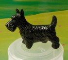 Miniature Scottish Terrier 1.75" H X 2" L Hard Plastic Scottie Dog ...