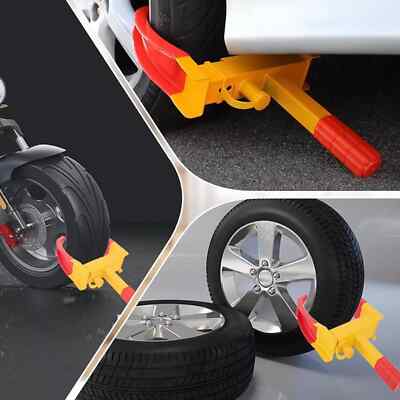 Heavy Duty Caravan Wheel Clamp Lock – Anti-Theft Trailer Van Car ...