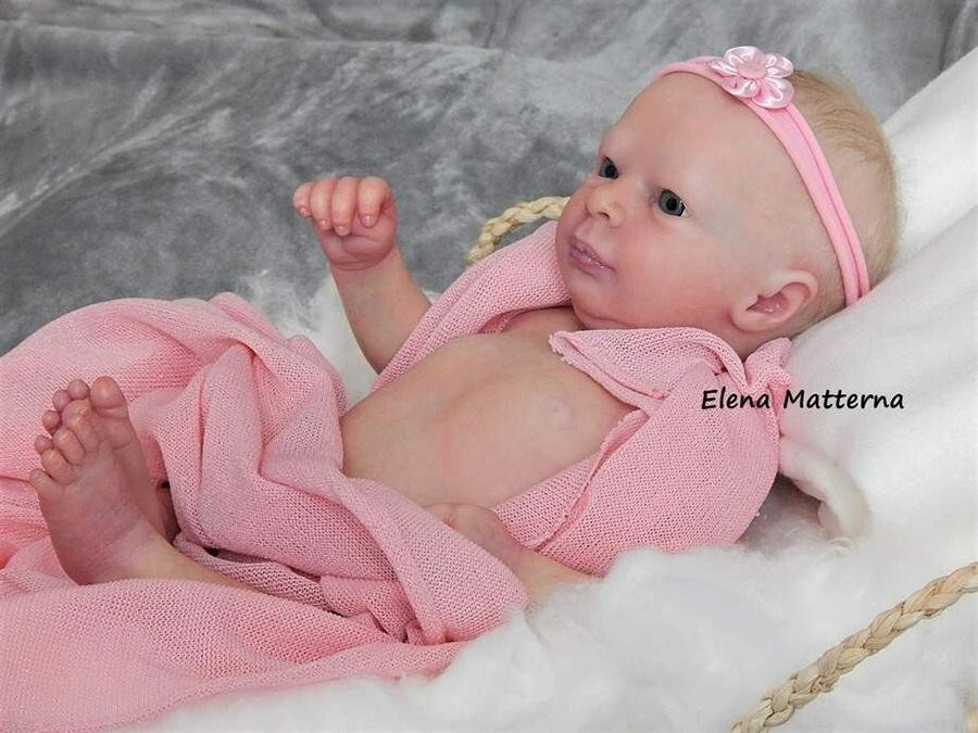 Ana Awake Authentic 19" Reborn Doll Kit by Bountiful Baby *Realborn/COA ...