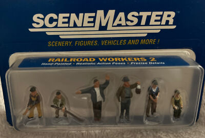 Walthers SceneMaster 949-6012 Railroad Workers 2 • | eBay