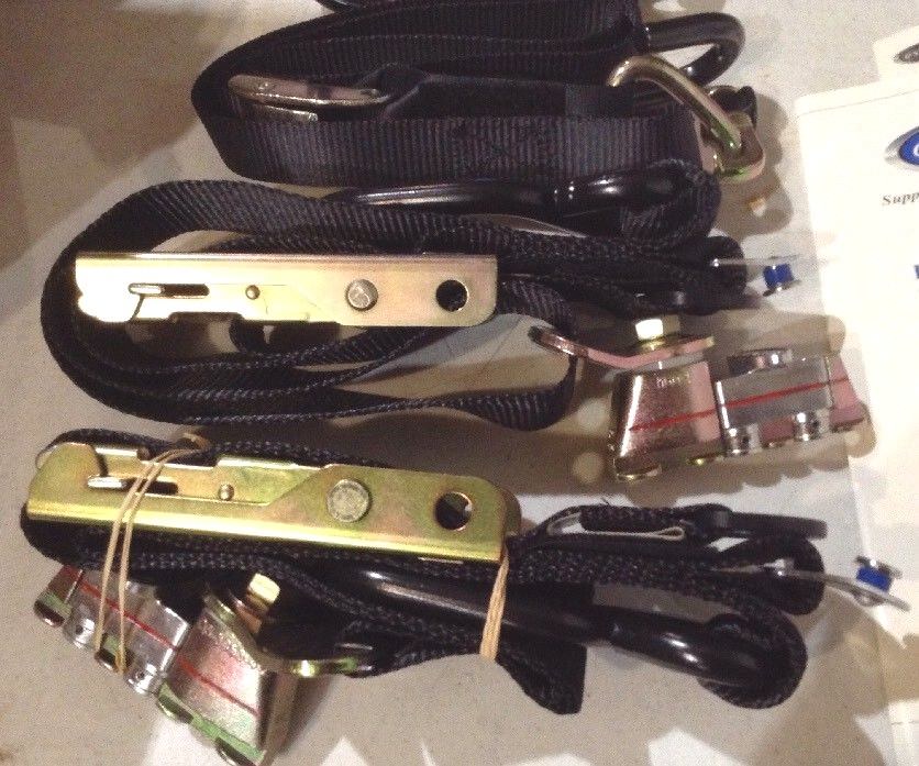 QSTRAINT WHEELCHAIR TIEDOWN KIT Q-5003-FT FRONT/REAR RH/LH 4-PIECE SET ...