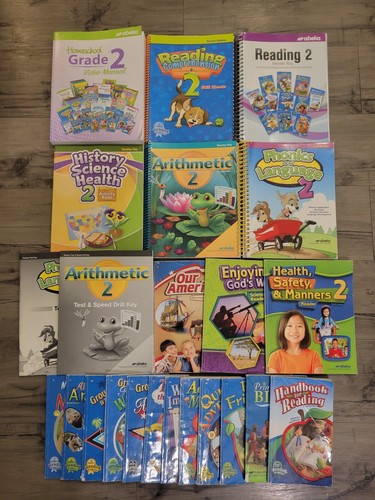 ABEKA Second 2nd Grade Lot of Books Teacher Keys Student Readers | eBay