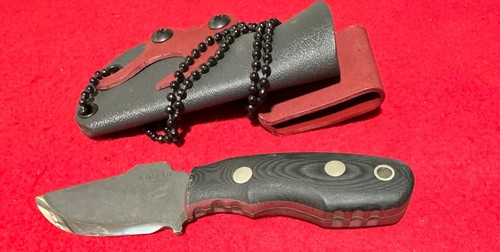 RANDY LEE CUSTOM S.H.U.T. FIXED BLADE BELT/NECK KNIFE | eBay
