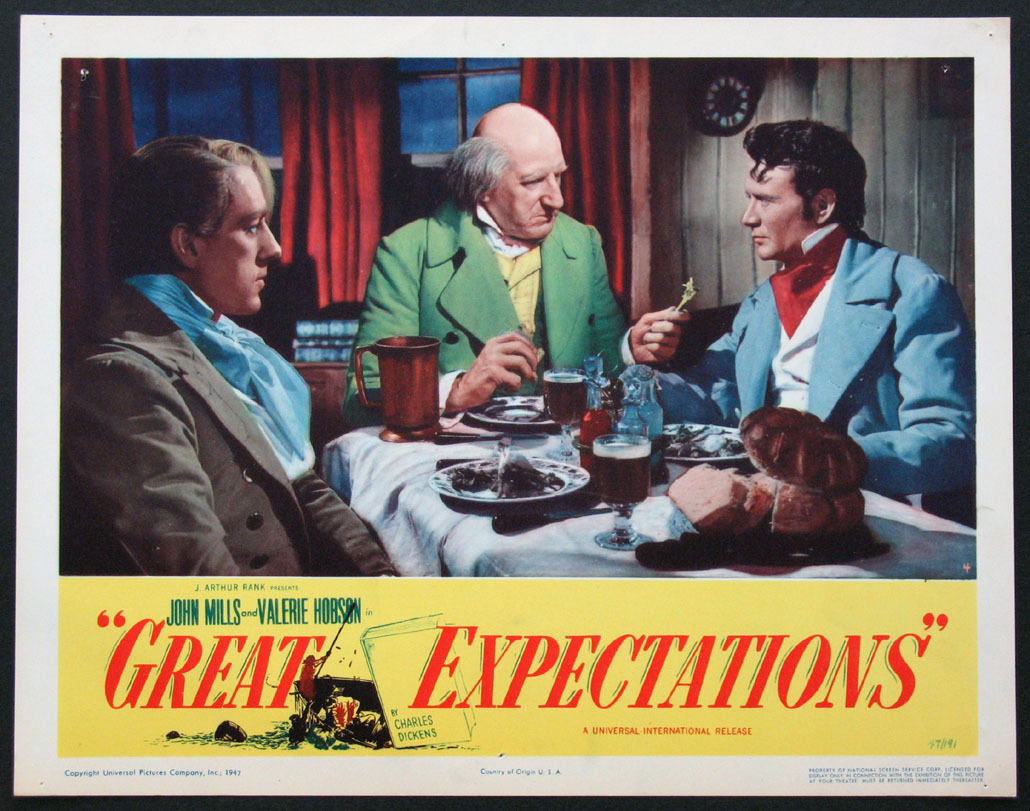 GREAT EXPECTATIONS JOHN MILLS ALEC GUINNESS DAVID LEAN DICKENS 1947 ...