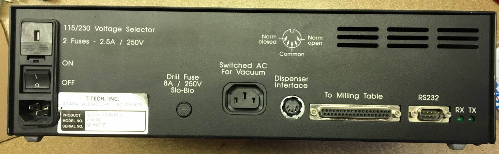 T-TECH QUICK CIRCUIT 7000 PCB ROUTER SYSTEM CONTROLLER | eBay