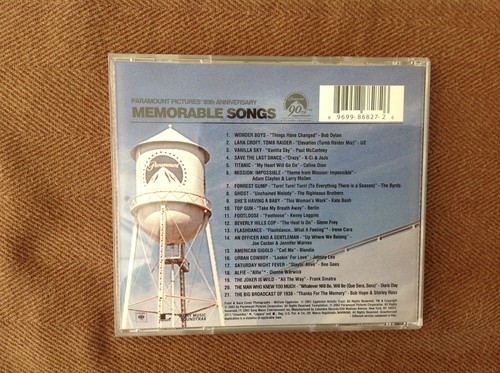 Paramount Pictures 90th Anniversary Memorable Songs CD 696998682726 | eBay