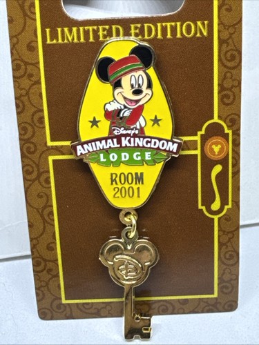 Disney - Mickey Mouse - Resorts Room Keys - Animal Kingdom Lodge Pin ...