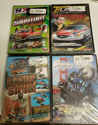 Auto Sports DVD Lot - Tuner Transformation - Servin' It Up - Eatin Sand ...
