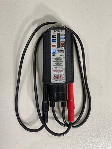 Wiggy 6610 Square-D AC/DC Voltage Tester, VT-1 Series | eBay