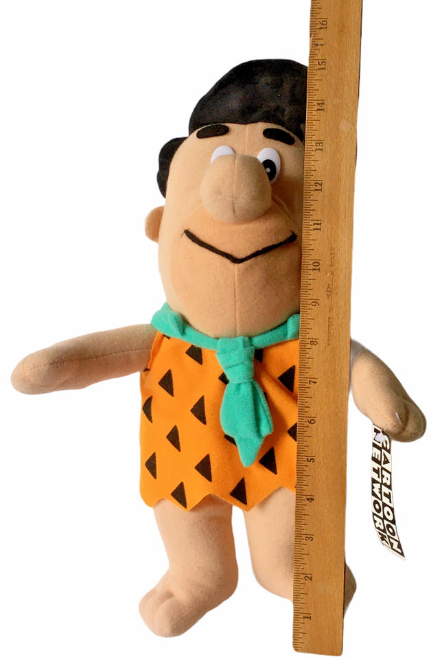 Vintage Flintstones Fred Flintstone Plush Doll Play-By-Play Hanna ...