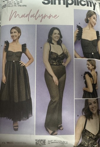 Simplicity Madalynne pattern S9850 Women's Dress & Jumpsuit size 1X ...