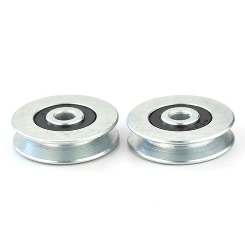 6*33*8mm Bearing Round Pulley Steel Wire Over Line Lifting Wheel Guide ...