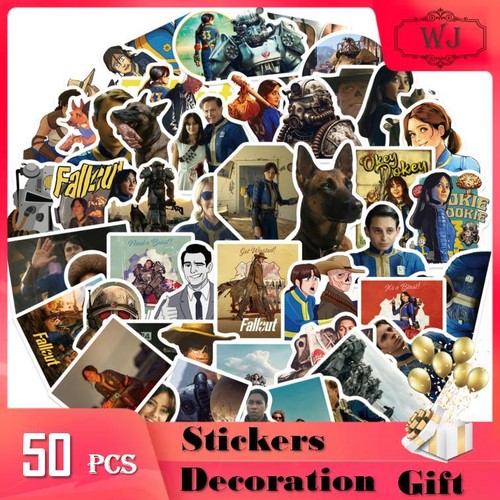 50pcs NEW Fallout TV Show The Ghoul Lucy Stickers Skateboard Vinyl ...