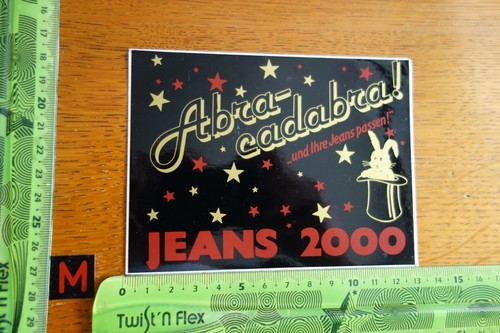 Alter Aufkleber Mode Kleidung Jeans Jackets JEANS 2000 s.Fotos | eBay.de