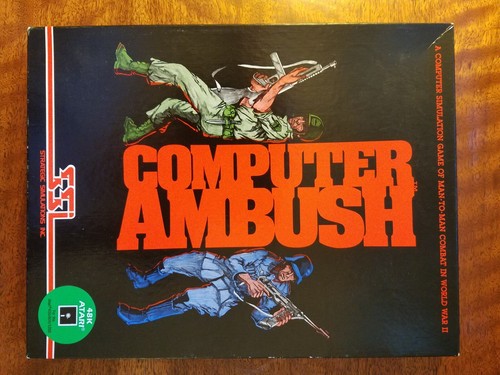 SSI Computer Ambush WWII War Game 2nd Edition Atari 5.25" 48K disk | eBay