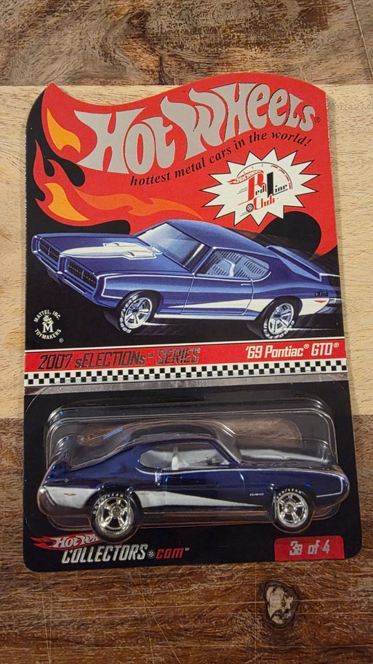 Hot Wheels RLC 2007 sELECTIONs SERIES ‘69 Pontiac GTO #1718/9015 | eBay