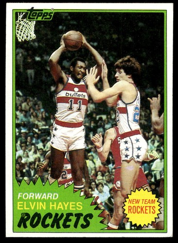1981-82 Topps #42 Elvin Hayes Houston Rockets NR-MINT NO RESERVE! | eBay