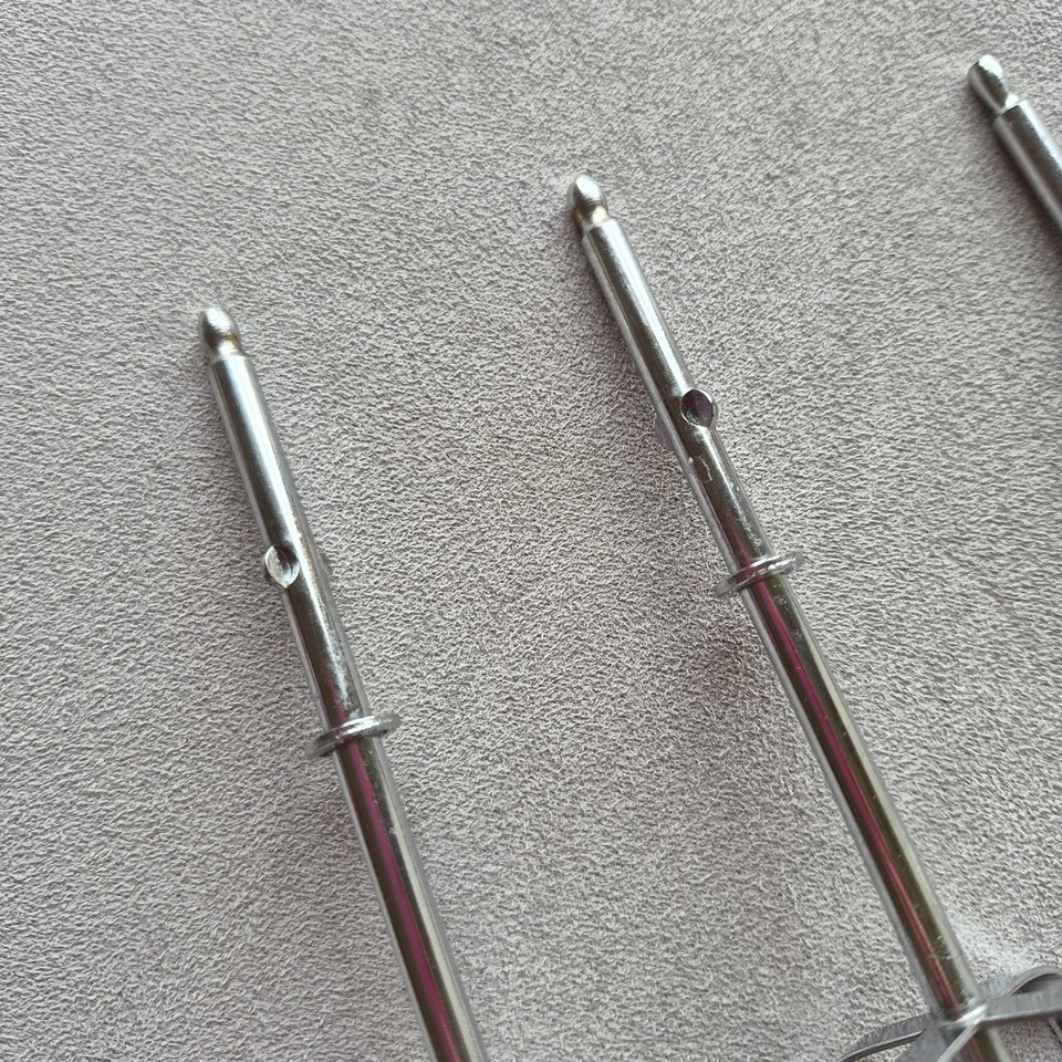Replacement Hand Mixer Beaters & Dough Hooks Set Chrome Attachments ...