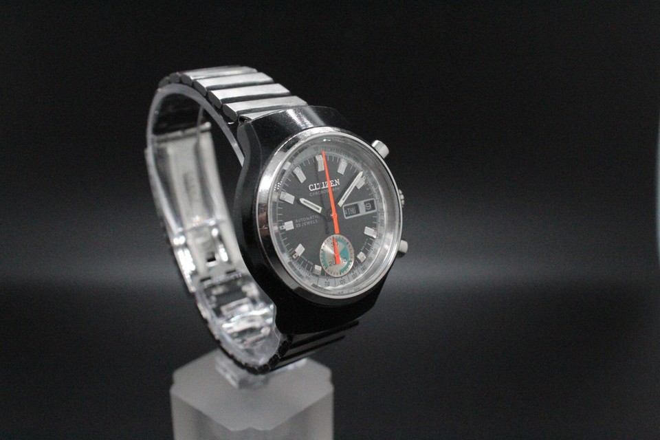 Citizen Chronograph Challenge Timer 8100A Automatic 23 Jewels 67-9577 ...