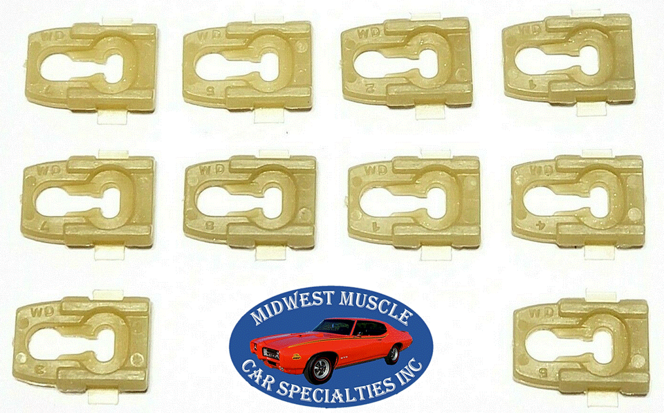 NOS Ford F100 F150 F250 Truck Body Cab Bed Side Belt Molding Trim Clips ...