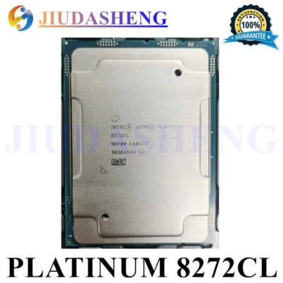 Intel Xeon Platinum 8272CL CPU SRF89 26Cores 52Thread 2.6GHz LGA3647 ...