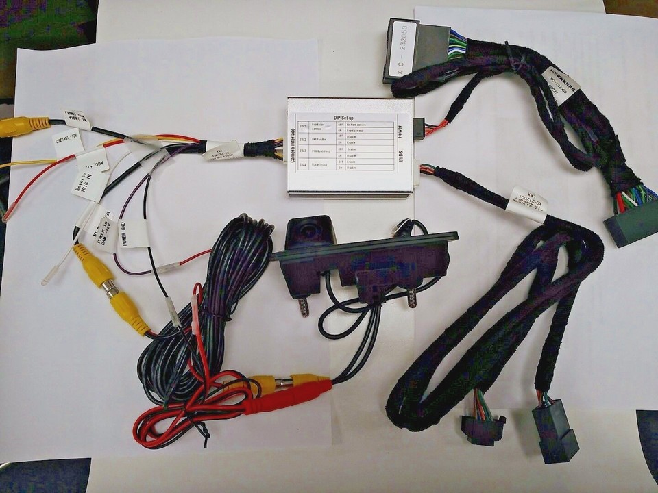 *US Stock* Audi A4 A5 Q5 Rear View Camera Interface Kit Reverse Backup ...