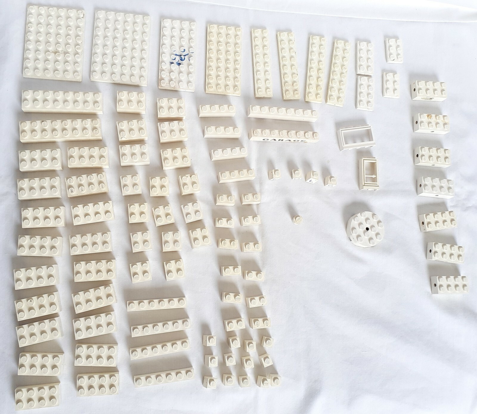 Pat Pend Lot 1960's 70's LEGO System ~ 90+ Pieces ~ White Bricks VTG ...