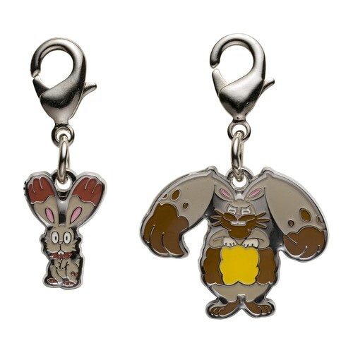 PC141 Pokemon Center Metal Charm Bunnelby Diggersby Japan | eBay