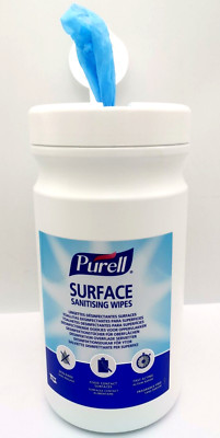 2x Purell Surface Sanitising Wipes - 200 Wipes Food Contact Surfaces ...