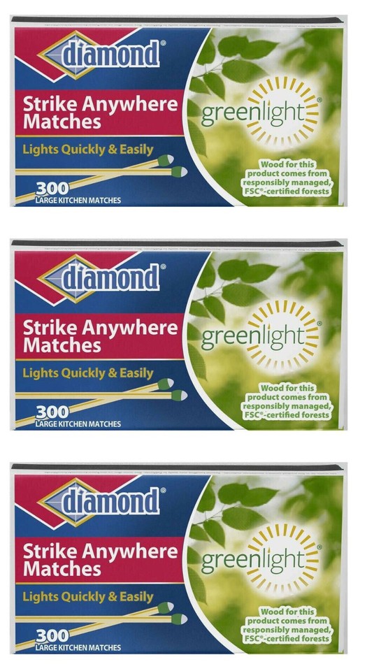 Diamond Strike WOODEN KITCHEN MATCHES Boxes CHOOSE OPTION anywhere | eBay